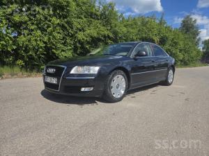 Blue Audi A8 2008 in Daugavpils, with an engine capacity of 3.00 L and mileage of 0 thousand km for 6490 €, photo 20 on AUTOMOTO.COM.LV