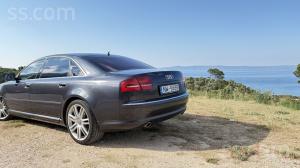 Blue Audi A8 2008 in Riga, with an engine capacity of 3.00 L and mileage of 0 thousand km for 9900 €, photo 3 on AUTOMOTO.COM.LV
