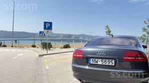 Blue Audi A8 2008 in Riga, with an engine capacity of 3.00 L and mileage of 0 thousand km for 9900 €, photo 7 on AUTOMOTO.COM.LV