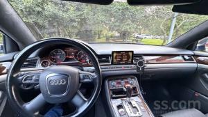 Blue Audi A8 2008 in Riga, with an engine capacity of 3.00 L and mileage of 0 thousand km for 9900 €, photo 8 on AUTOMOTO.COM.LV