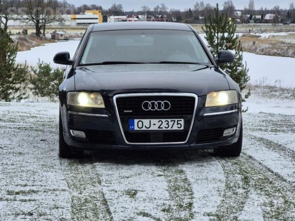 Blue Audi A8 2010 in Riga, with an engine capacity of 3.00 L and mileage of 240 thousand km for 6200 €, photo 2 on AUTOMOTO.COM.LV