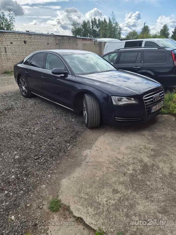 Blue Audi A8 2010 in Tallinn, with an engine capacity of 4.10 L and mileage of 0 thousand km for 14000 €, photo 1 on AUTOMOTO.COM.LV