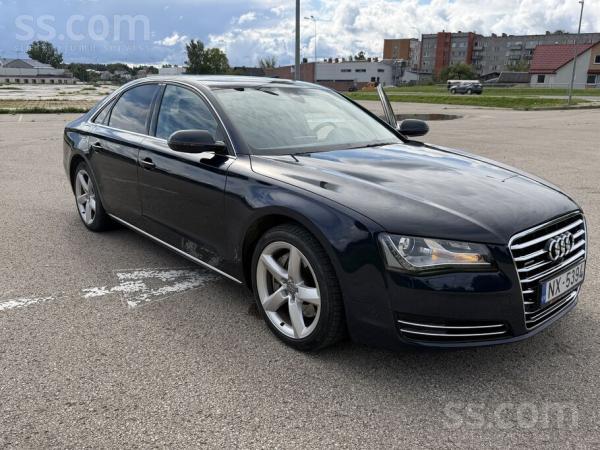 Audi A8 2011 Rēzekne vietnē Zils Audi A8 2011 Rēzekne, ar dzinēja tilpumu 3.00 L un nobraukumu 300 tūkst. km par 10500 €, foto 6 vietnē AUTOMOTO.COM.LV