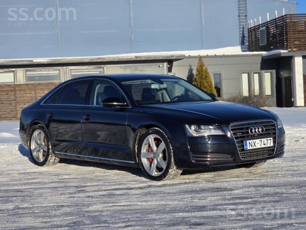 Blue Audi A8 2012 in Riga, with an engine capacity of 3.00 L and mileage of 270 thousand km for 13900 €, photo 3 on AUTOMOTO.COM.LV