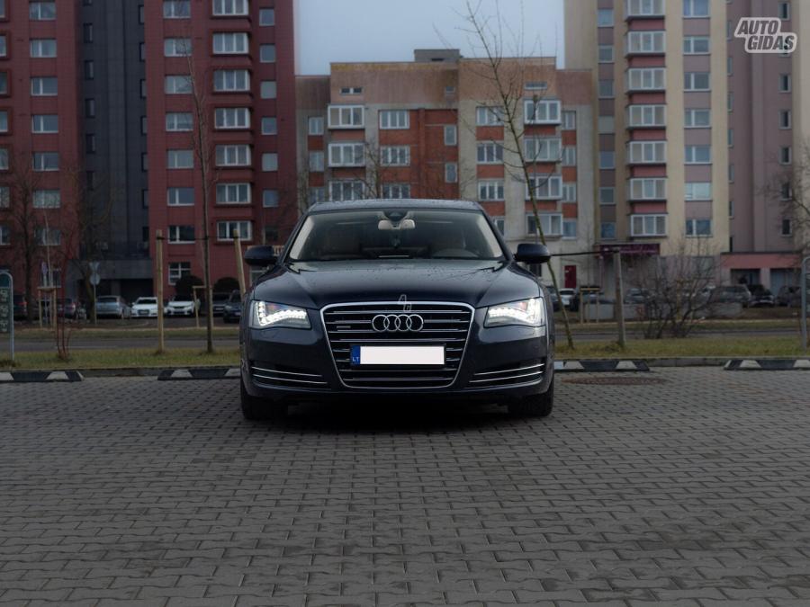 Blue Audi A8 2012 in Klaipeda, with an engine capacity of 4.10 L and mileage of 230 thousand km for 13000 €, photo 6 on AUTOMOTO.COM.LV