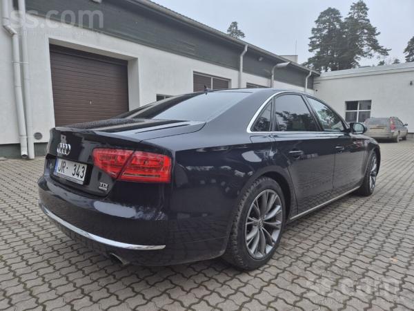 Blue Audi A8 2012 in Ogre, with an engine capacity of 3.00 L and mileage of 411 thousand km for 11150 €, photo 4 on AUTOMOTO.COM.LV