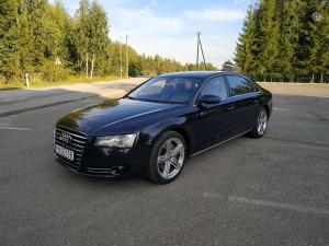 Синий Ауди А8 2012 в Вильнюс, объемом двигателя 2.97 л и пробегом 202 тыс. км за 13700 €, фото  на AUTOMOTO.COM.LV