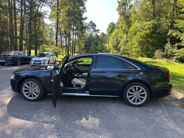 Audi A8 2013 Viļņa vietnē Zils Audi A8 2013 Viļņa, ar dzinēja tilpumu 3.00 L un nobraukumu 307 tūkst. km par 14500 €, foto 7 vietnē AUTOMOTO.COM.LV