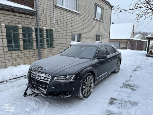 Zils Audi A8 2014 Kauņa, ar dzinēja tilpumu 4.10 L un nobraukumu 390 tūkst. km par 12500 €, foto 1 vietnē AUTOMOTO.COM.LV