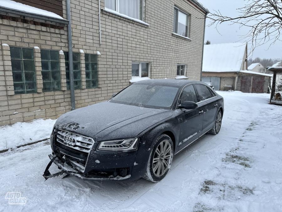 Zils Audi A8 2014 Kauņa, ar dzinēja tilpumu 4.10 L un nobraukumu 390 tūkst. km par 12500 €, foto 1 vietnē AUTOMOTO.COM.LV