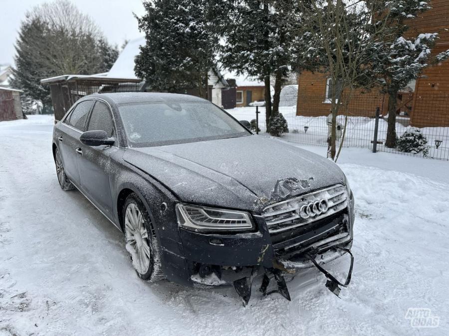 Zils Audi A8 2014 Kauņa, ar dzinēja tilpumu 4.10 L un nobraukumu 390 tūkst. km par 12500 €, foto 2 vietnē AUTOMOTO.COM.LV