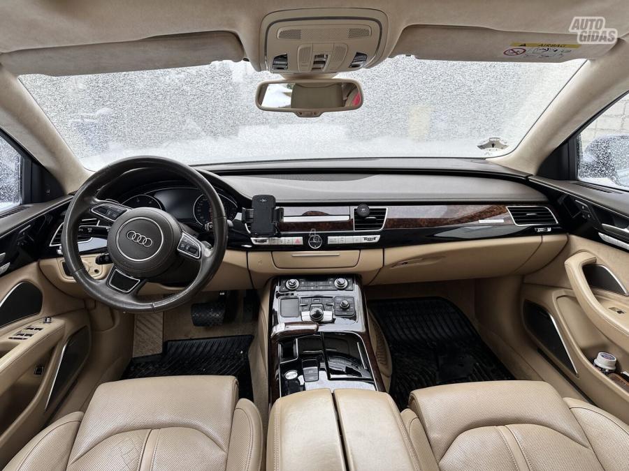 Zils Audi A8 2014 Kauņa, ar dzinēja tilpumu 4.10 L un nobraukumu 390 tūkst. km par 12500 €, foto 11 vietnē AUTOMOTO.COM.LV