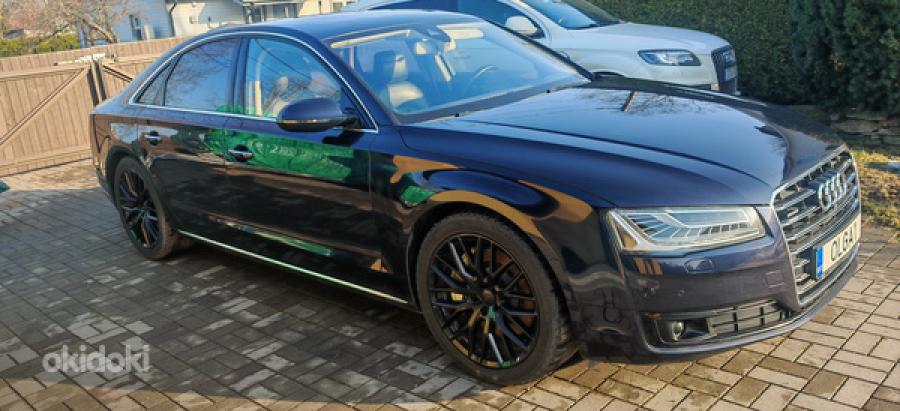 Zils Audi A8 2014 Tallina, ar dzinēja tilpumu 0.32 L un nobraukumu 271 tūkst. km par 18000 €, foto 1 vietnē AUTOMOTO.COM.LV