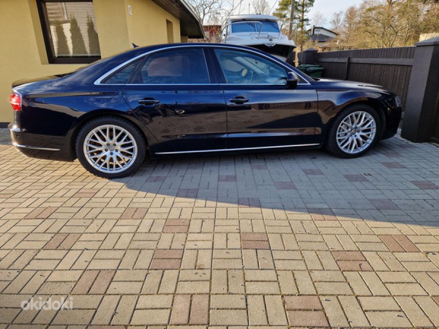Zils Audi A8 2014 Tallina, ar dzinēja tilpumu 0.32 L un nobraukumu 271 tūkst. km par 18000 €, foto 5 vietnē AUTOMOTO.COM.LV