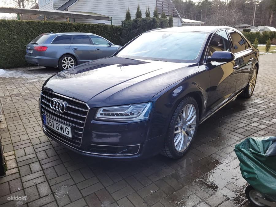 Zils Audi A8 2014 Tallina, ar dzinēja tilpumu 0.32 L un nobraukumu 271 tūkst. km par 18000 €, foto 14 vietnē AUTOMOTO.COM.LV