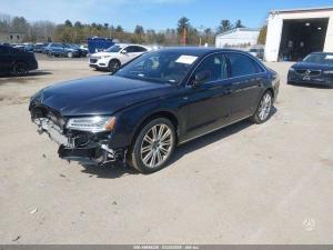 Blue Audi A8 2015 in Vilnius, with an engine capacity of 3.99 L and mileage of 142 thousand km for 10500 €, photo 9 on AUTOMOTO.COM.LV