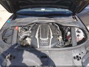Blue Audi A8 2015 in Vilnius, with an engine capacity of 3.99 L and mileage of 142 thousand km for 10500 €, photo 15 on AUTOMOTO.COM.LV