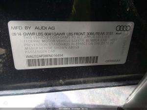 Zils Audi A8 2015 Viļņa, ar dzinēja tilpumu 3.99 L un nobraukumu 142 tūkst. km par 10600 €, foto 14 vietnē AUTOMOTO.COM.LV