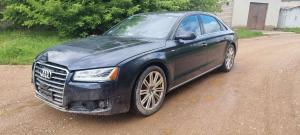 Zils Audi A8 2015 Viļņa, ar dzinēja tilpumu 3.99 L un nobraukumu 142 tūkst. km par 10900 €, foto  vietnē AUTOMOTO.COM.LV