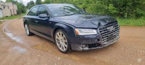 Blue Audi A8 2015 in Vilnius, with an engine capacity of 3.99 L and mileage of 142 thousand km for 10800 €, photo 7 on AUTOMOTO.COM.LV