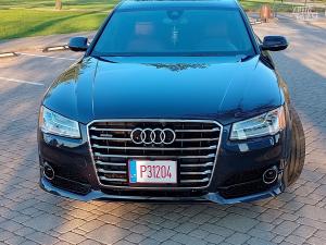 Blue Audi A8 2017 in Kelme, with an engine capacity of 3.00 L and mileage of 176 thousand km for 24000 €, photo 30 on AUTOMOTO.COM.LV
