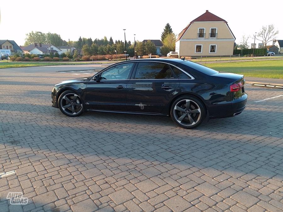 Blue Audi A8 2017 in Kelme, with an engine capacity of 3.00 L and mileage of 176 thousand km for 24000 €, photo 31 on AUTOMOTO.COM.LV