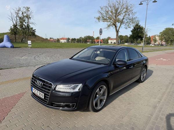 Zils Audi A8 2017 Klaipėda, ar dzinēja tilpumu 3.99 L un nobraukumu 121 tūkst. km par 24900 €, foto 1 vietnē AUTOMOTO.COM.LV