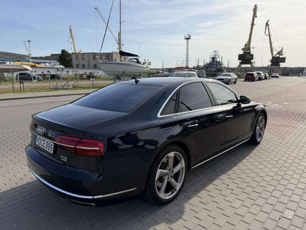 Zils Audi A8 2017 Klaipėda, ar dzinēja tilpumu 3.99 L un nobraukumu 121 tūkst. km par 24900 €, foto 6 vietnē AUTOMOTO.COM.LV