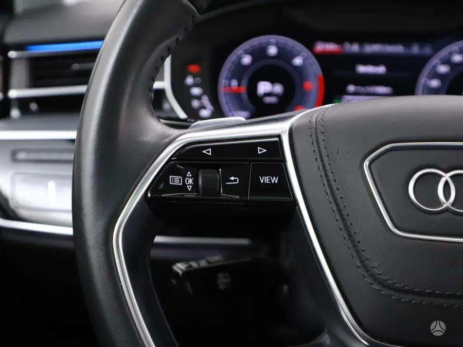 Zils Audi A8 2018 Šauļi, ar dzinēja tilpumu 2.97 L un nobraukumu 87 tūkst. km par 36500 €, foto 15 vietnē AUTOMOTO.COM.LV