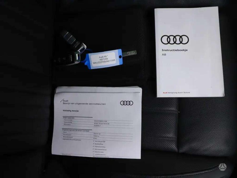 Zils Audi A8 2018 Šauļi, ar dzinēja tilpumu 2.97 L un nobraukumu 87 tūkst. km par 36500 €, foto 23 vietnē AUTOMOTO.COM.LV