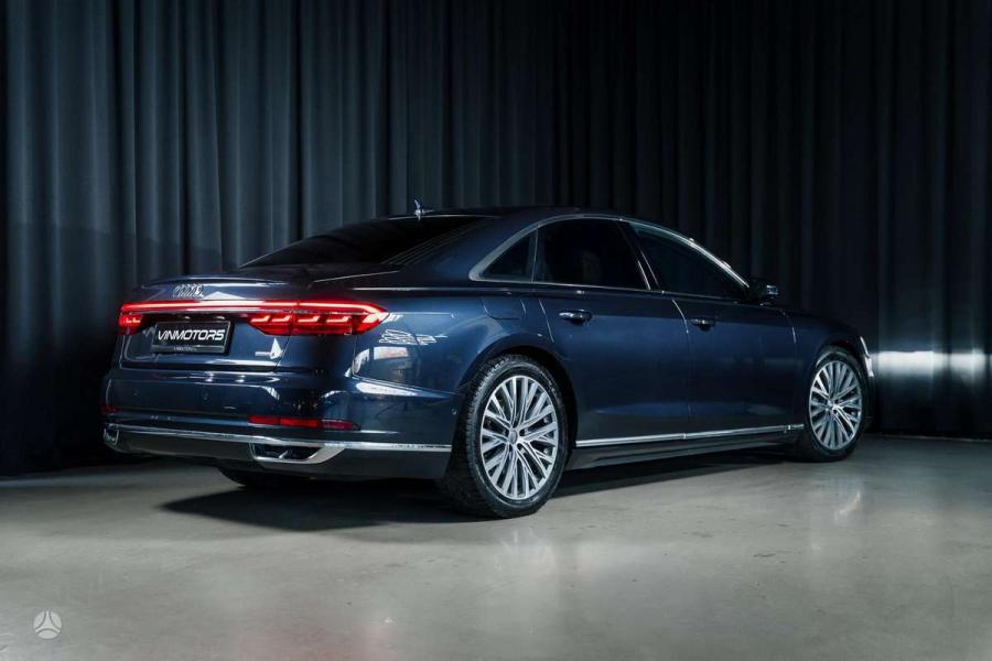 Zils Audi A8 2018 Viļņa, ar dzinēja tilpumu 2.97 L un nobraukumu 174 tūkst. km par 33999 €, foto 5 vietnē AUTOMOTO.COM.LV
