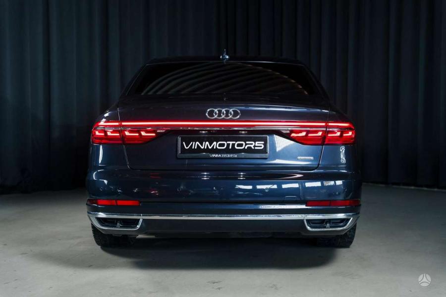 Zils Audi A8 2018 Viļņa, ar dzinēja tilpumu 2.97 L un nobraukumu 174 tūkst. km par 33999 €, foto 6 vietnē AUTOMOTO.COM.LV