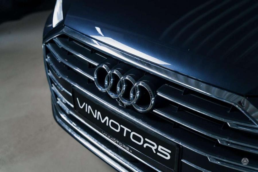 Zils Audi A8 2018 Viļņa, ar dzinēja tilpumu 2.97 L un nobraukumu 174 tūkst. km par 33999 €, foto 14 vietnē AUTOMOTO.COM.LV