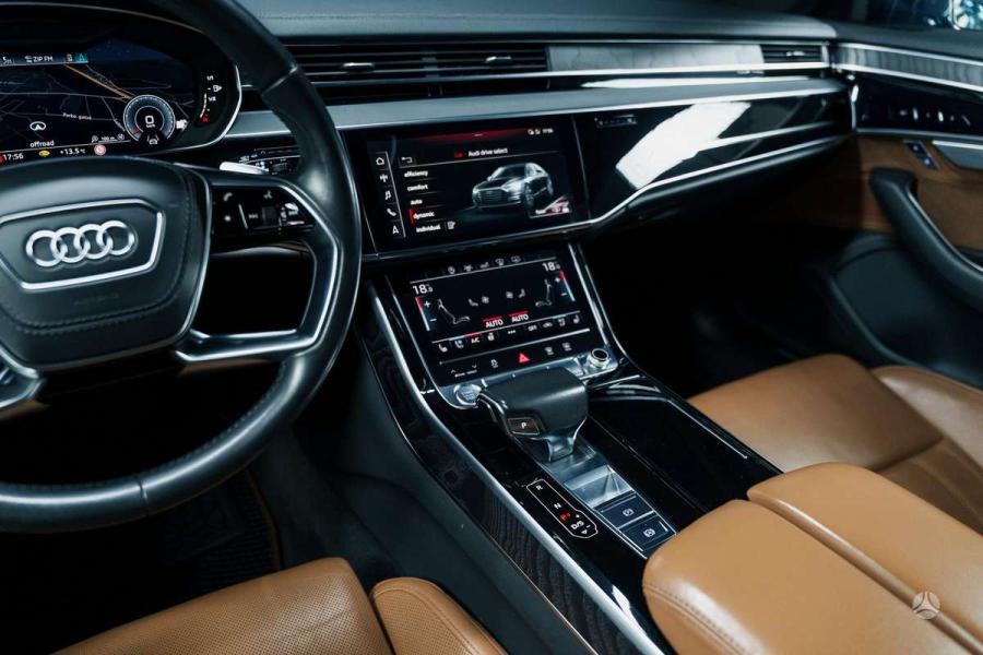 Zils Audi A8 2018 Viļņa, ar dzinēja tilpumu 2.97 L un nobraukumu 174 tūkst. km par 33999 €, foto 26 vietnē AUTOMOTO.COM.LV