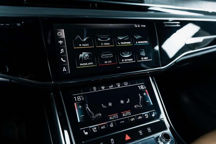 Zils Audi A8 2018 Viļņa, ar dzinēja tilpumu 2.97 L un nobraukumu 174 tūkst. km par 33999 €, foto 28 vietnē AUTOMOTO.COM.LV