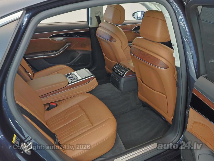 Zils Audi A8 2019 Tallina, ar dzinēja tilpumu 3.00 L un nobraukumu 100 tūkst. km par 44900 €, foto 15 vietnē AUTOMOTO.COM.LV