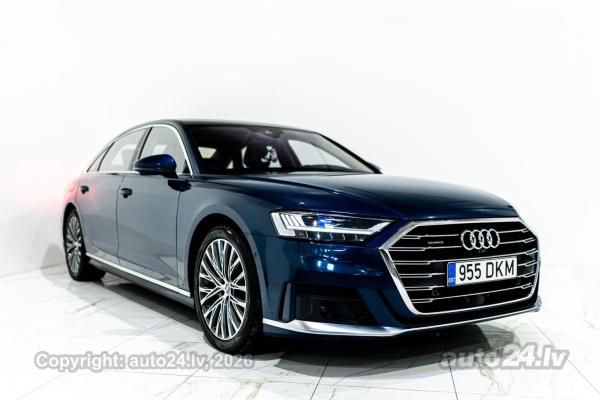 Blue Audi A8 2019 in Tallinn, with an engine capacity of 3.00 L and mileage of 0 thousand km for 42750 €, photo 3 on AUTOMOTO.COM.LV