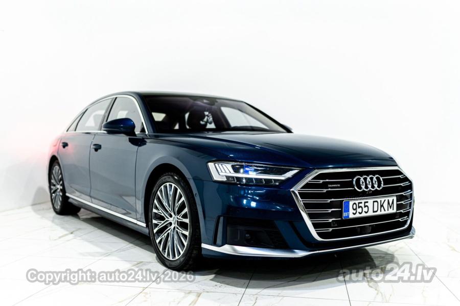 Blue Audi A8 2019 in Tallinn, with an engine capacity of 3.00 L and mileage of 0 thousand km for 42750 €, photo 4 on AUTOMOTO.COM.LV