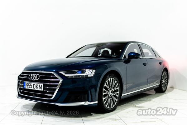 Blue Audi A8 2019 in Tallinn, with an engine capacity of 3.00 L and mileage of 0 thousand km for 42750 €, photo 4 on AUTOMOTO.COM.LV
