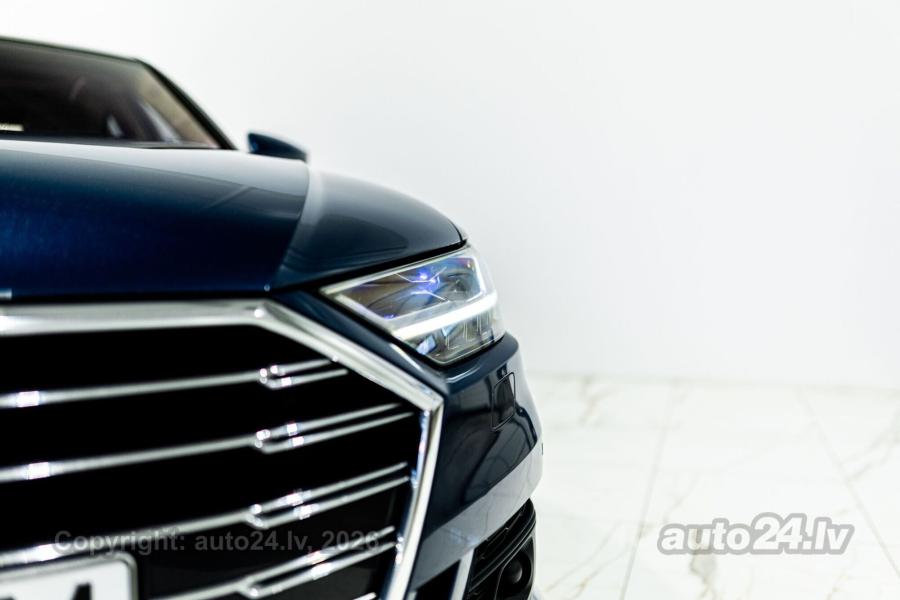 Blue Audi A8 2019 in Tallinn, with an engine capacity of 3.00 L and mileage of 0 thousand km for 42750 €, photo 6 on AUTOMOTO.COM.LV