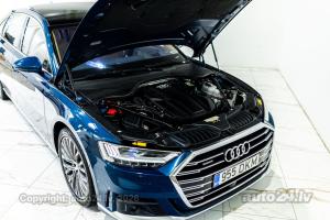 Blue Audi A8 2019 in Tallinn, with an engine capacity of 3.00 L and mileage of 0 thousand km for 42750 €, photo 11 on AUTOMOTO.COM.LV