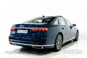 Blue Audi A8 2019 in Tallinn, with an engine capacity of 3.00 L and mileage of 0 thousand km for 42750 €, photo 14 on AUTOMOTO.COM.LV