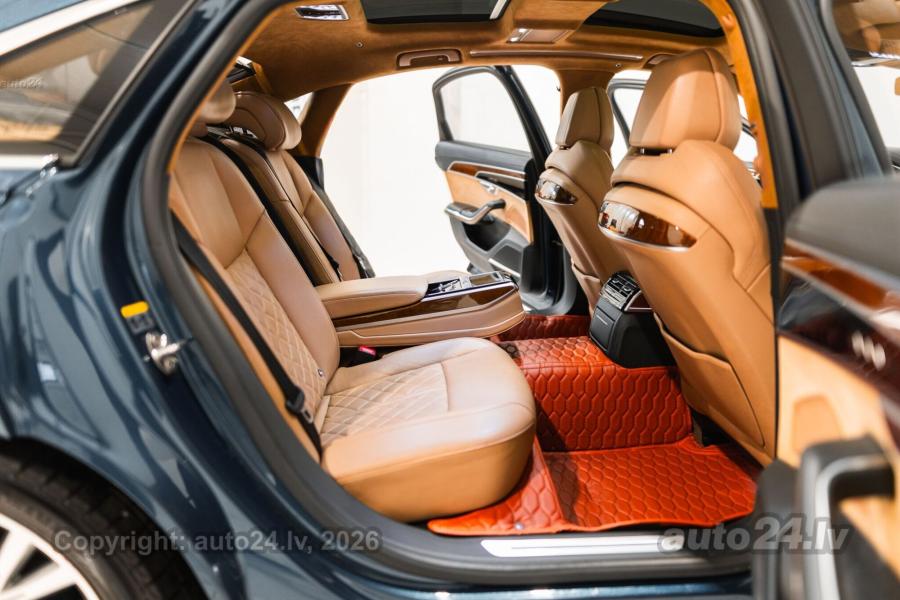 Blue Audi A8 2019 in Tallinn, with an engine capacity of 3.00 L and mileage of 0 thousand km for 42750 €, photo 20 on AUTOMOTO.COM.LV