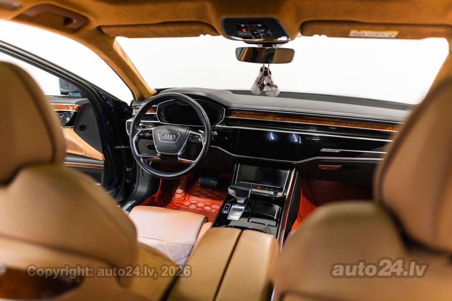 Blue Audi A8 2019 in Tallinn, with an engine capacity of 3.00 L and mileage of 0 thousand km for 42750 €, photo 23 on AUTOMOTO.COM.LV
