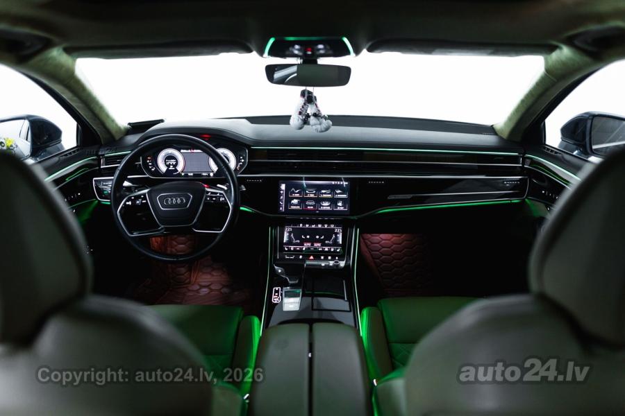 Blue Audi A8 2019 in Tallinn, with an engine capacity of 3.00 L and mileage of 0 thousand km for 42750 €, photo 30 on AUTOMOTO.COM.LV
