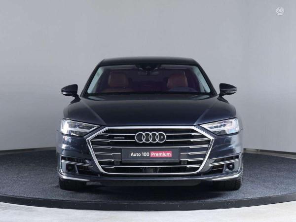 Blue Audi A8 2019 in Tallinn, with an engine capacity of 2.97 L and mileage of 100 thousand km for 44900 €, photo 8 on AUTOMOTO.COM.LV