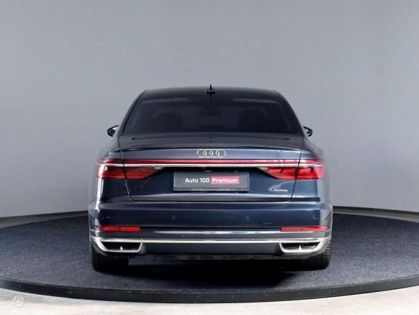 Blue Audi A8 2019 in Tallinn, with an engine capacity of 2.97 L and mileage of 100 thousand km for 44900 €, photo 9 on AUTOMOTO.COM.LV