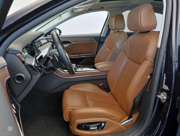 Blue Audi A8 2019 in Tallinn, with an engine capacity of 2.97 L and mileage of 100 thousand km for 44900 €, photo 10 on AUTOMOTO.COM.LV