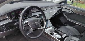Blue Audi A8 2021 in Kaunas, with an engine capacity of 3.00 L and mileage of 140 thousand km for 36179 €, photo 12 on AUTOMOTO.COM.LV