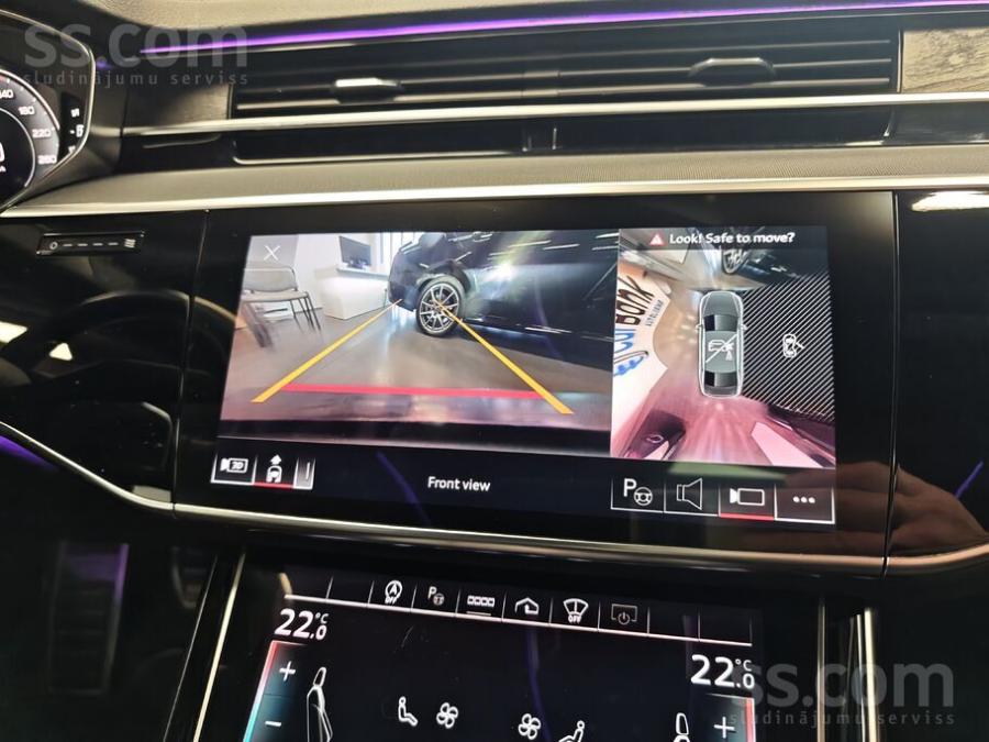 Zils Audi A8 2022 Tallina, ar dzinēja tilpumu 3.00 L un nobraukumu 74 tūkst. km par 51500 €, foto 17 vietnē AUTOMOTO.COM.LV